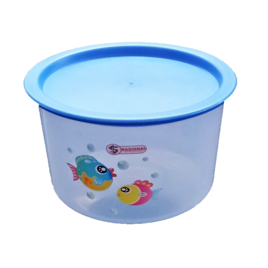 Jual Toples Plastik 1 Liter Bulat Tempat Penyimpanan Wadah Makanan ...