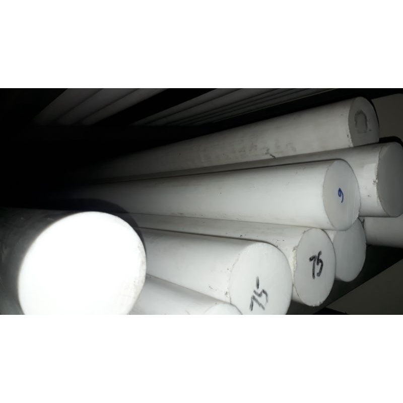 Jual teflon rod/teflon batangan 30mm x 50cm | Shopee Indonesia