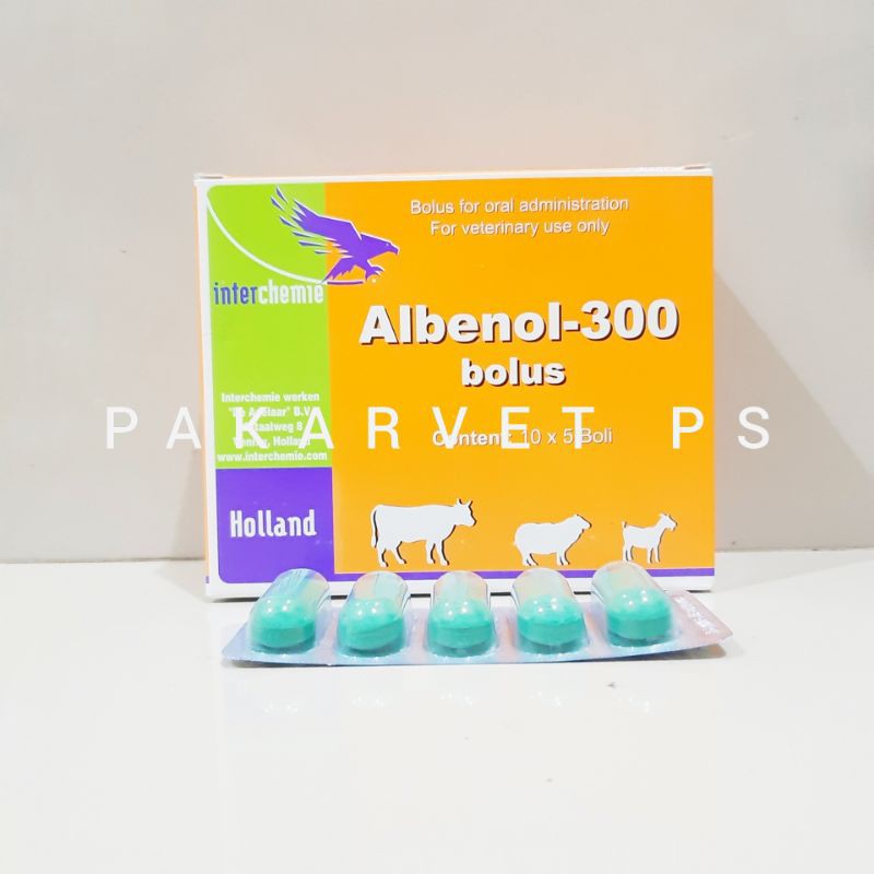 Jual ALBENOL-300 BOLUS - Obat Cacing Ternak Interchemie | Shopee Indonesia