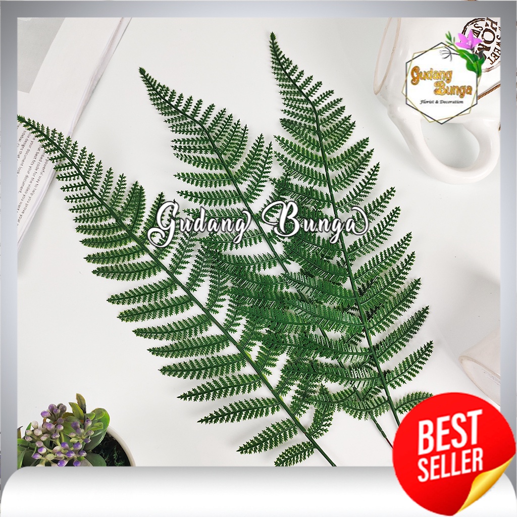 Jual Daun Pakis Gelombang - Daun Artificial - Palem plastik murah ...