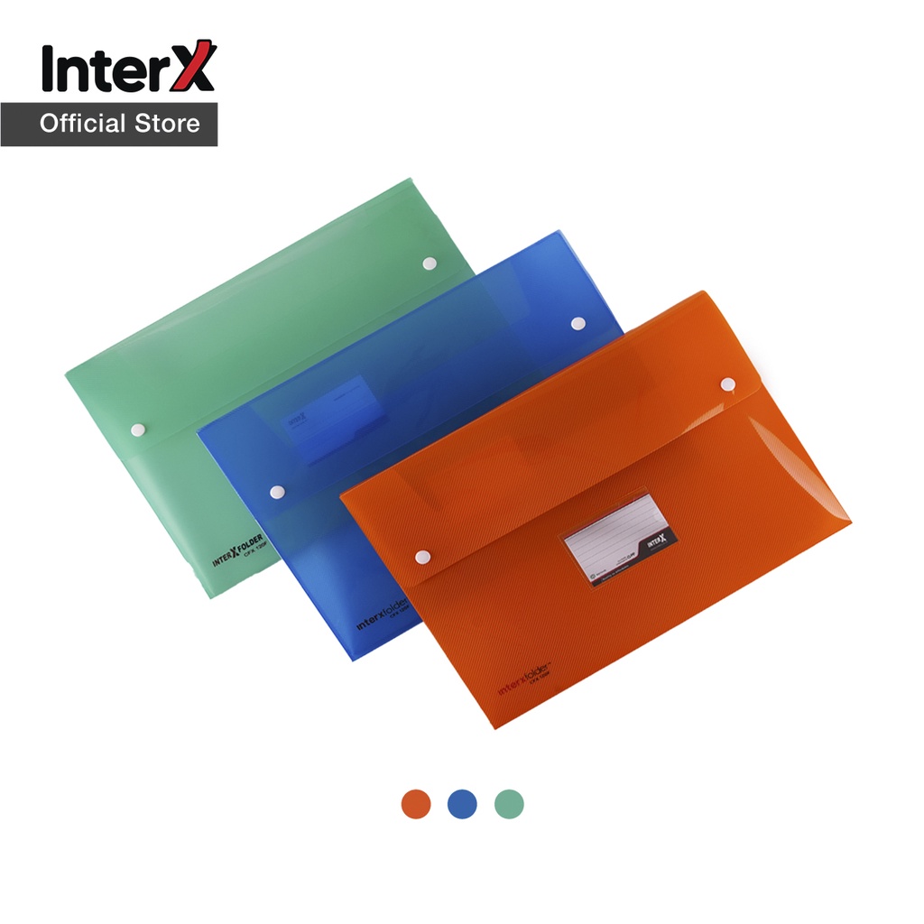 Jual InterX Folder Carry File 2cm Map Arsip w/ Kartu Nama / Penyimpanan ...