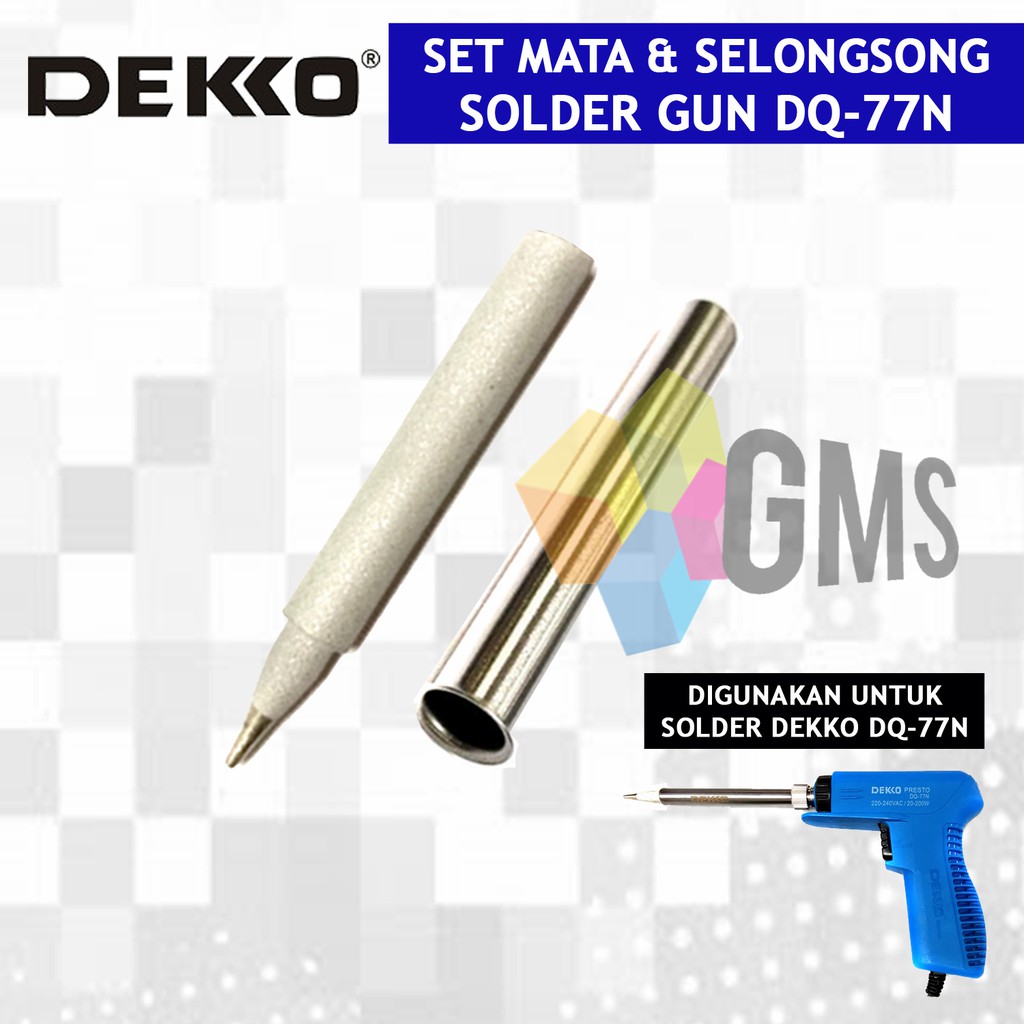 Jual SOLDER DEKKO DQ-77N 20-200W GUN BIRU DEKO KOREA ORIGINAL SPAREPART ...