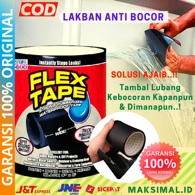 Jual Lakban Anti Bocor Magic Flex Tape Lakban Super Kuat Anti Air Bocor Waterproof Tambal Pipa ...