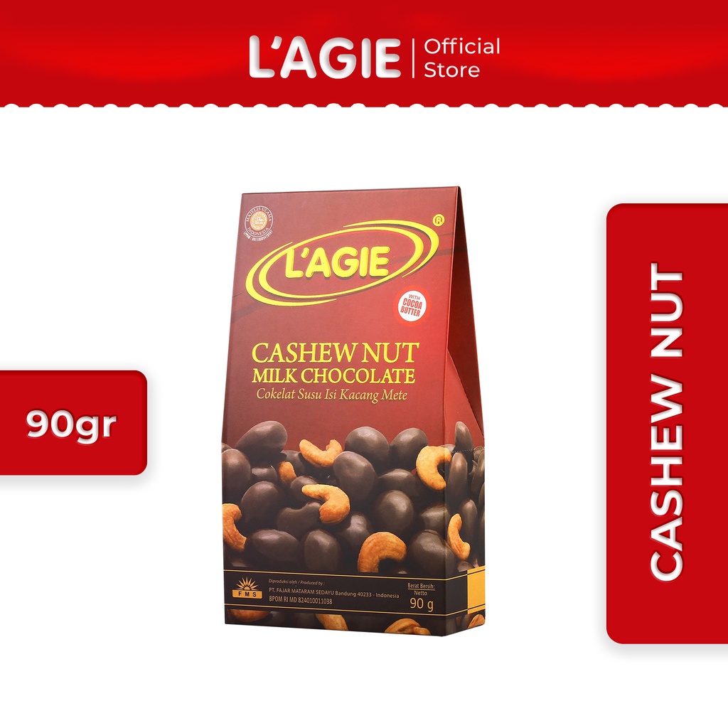 Jual Lagie Coklat Kacang Mete Cashew Nut 90gr | Shopee Indonesia