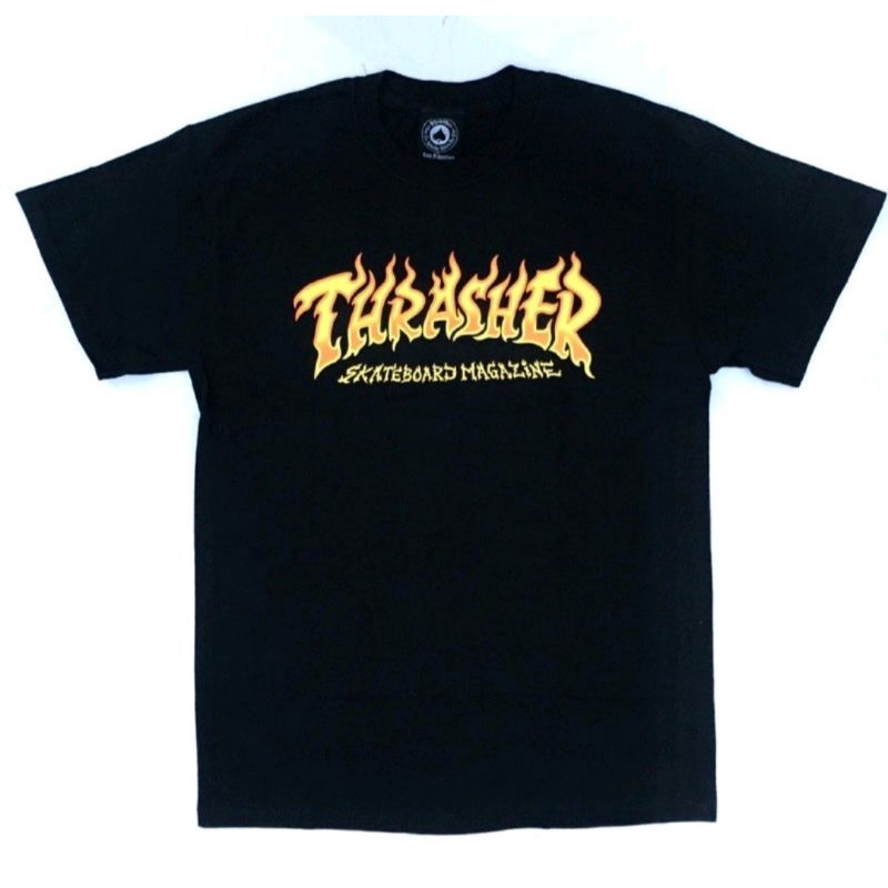 Jual Tshirt Tharsher Logo Fire / Kaos Thrasher Logo Fire Original ...