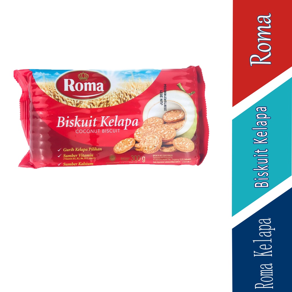Jual Roma - Biskuit Kelapa - 300g - Biskuit | Shopee Indonesia