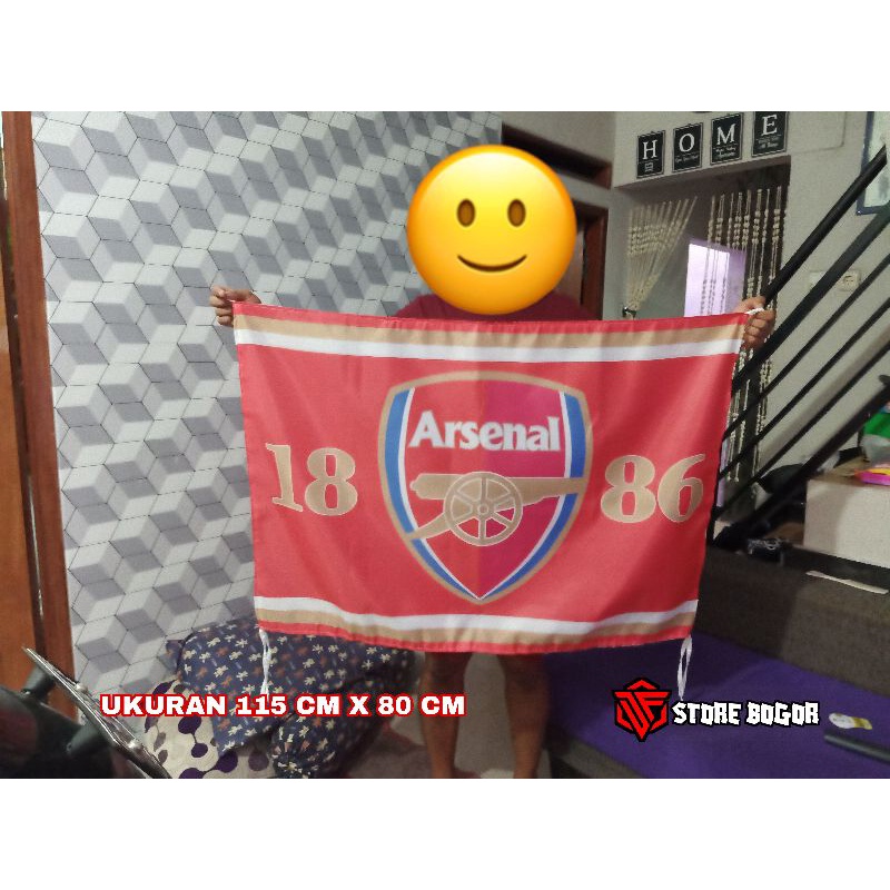 Jual BENDERA FLAG ARSENAL UKURAN BESAR | Shopee Indonesia