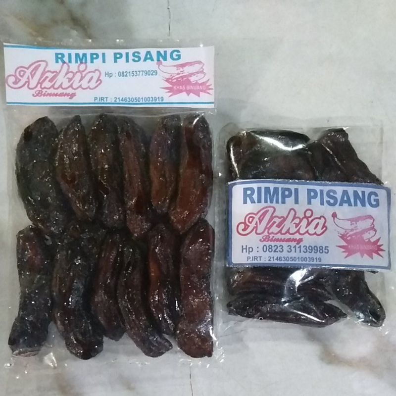 Jual RIMPI (cemilan dari buah pisang)khas BINUANG | Shopee Indonesia