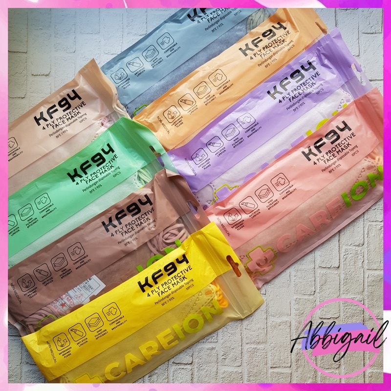 Jual ABBIGAIL 🫰 MASKER KF94 CAREION 4PLY HITAM PUTIH WARNA WARNI ISI 10 ... Jual ABBIGAIL 🫰 MASKER KF94 CAREION 4PLY HITAM PUTIH WARNA WARNI ISI 10 ...