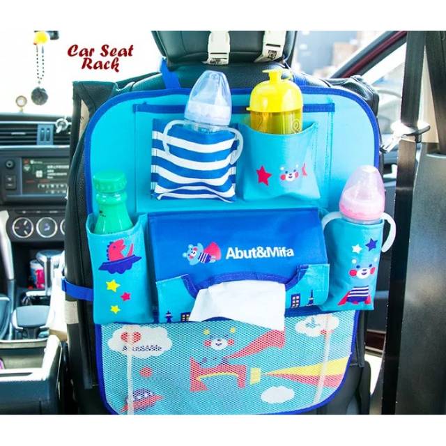Jual Car seat RACK (rak banyak sekat dipasang dibelakang jok mobil ...