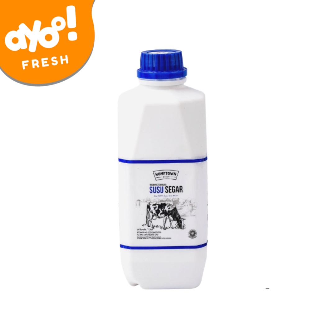 Jual Susu Segar Home Town 1 Liter Botol | Shopee Indonesia