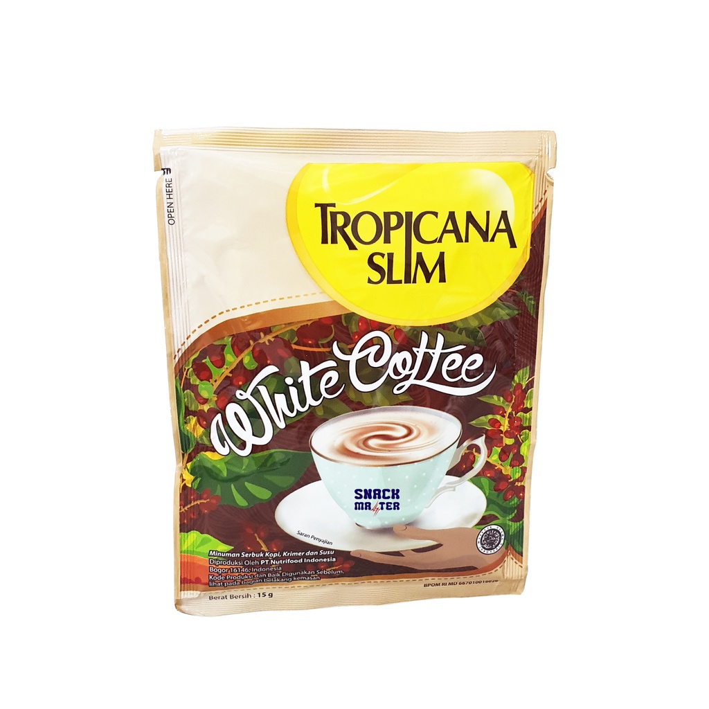 Jual Tropicana Slim White Coffee - Netto 15gr | Shopee Indonesia