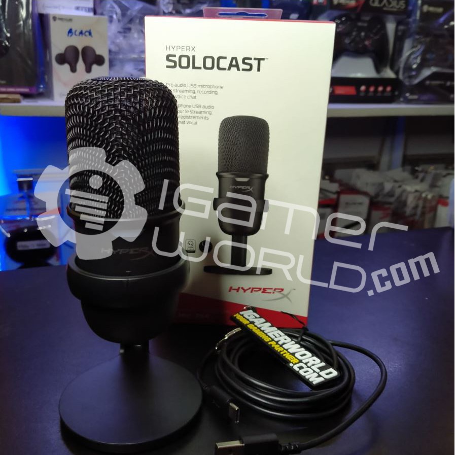 Jual HyperX Solocast USB Gaming Microphone | Shopee Indonesia