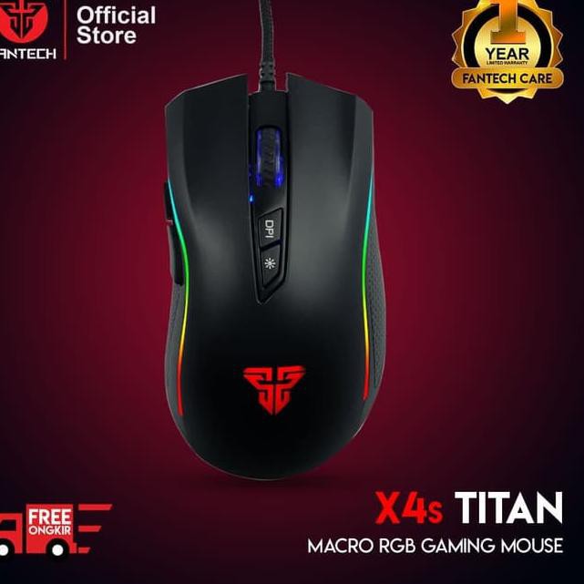 Jual Fantech X4s Titan Macro Pro Gaming Mouse RGB | Shopee Indonesia