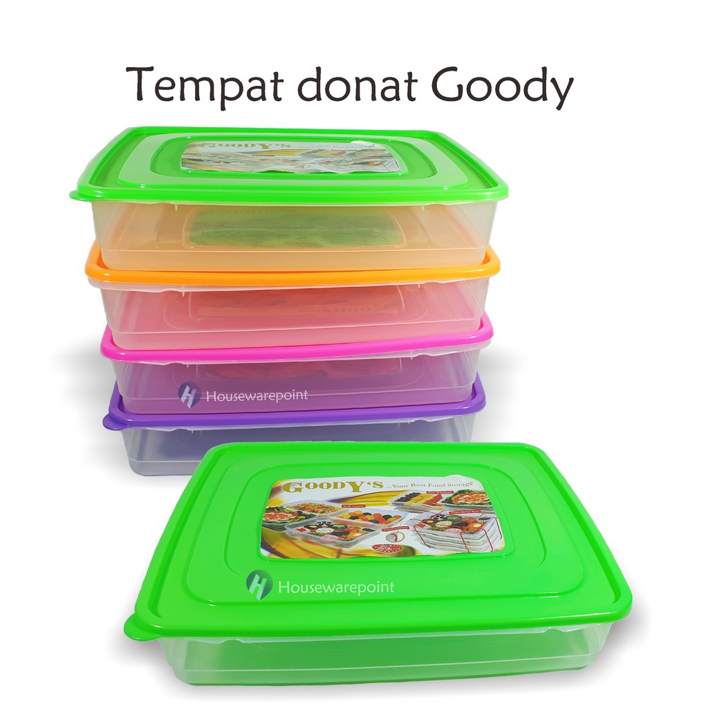 Jual 1 pcs Tempat donat/ Tepak donat / Tepak roti/ Kotak donat/ Tepak ...