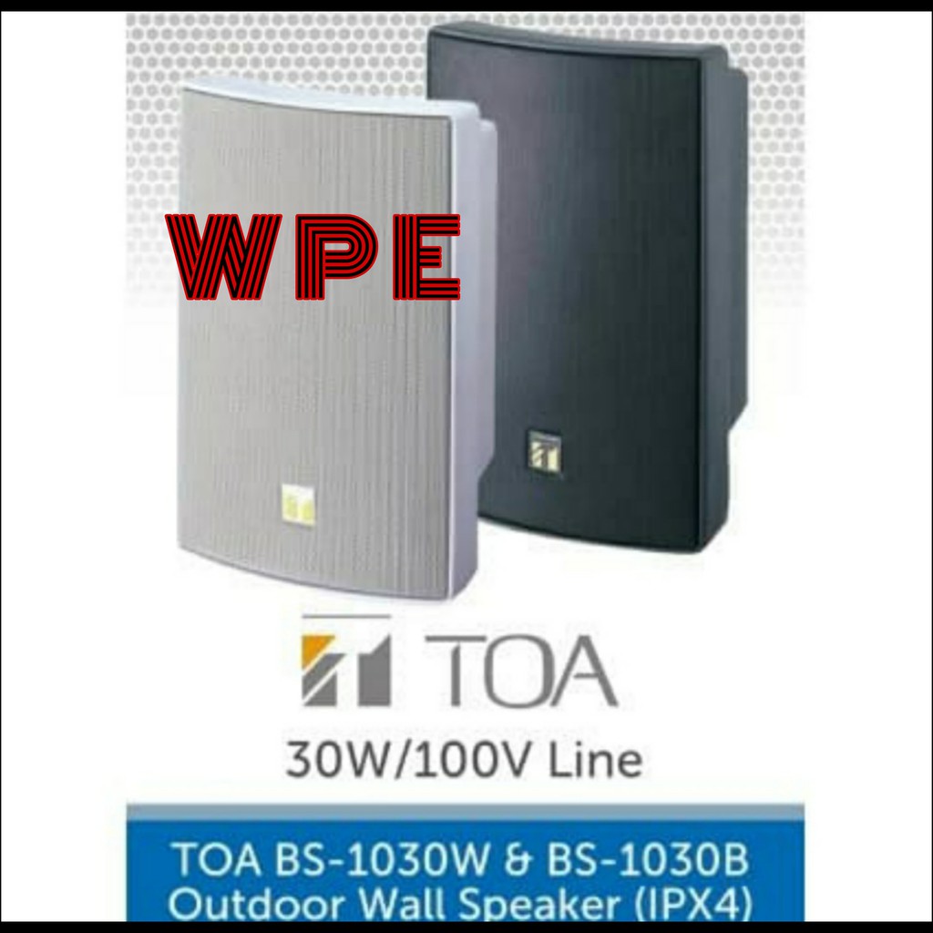 Jual Speaker pasif Toa ZS 1030 B/W(ORIGINAL) | Shopee Indonesia