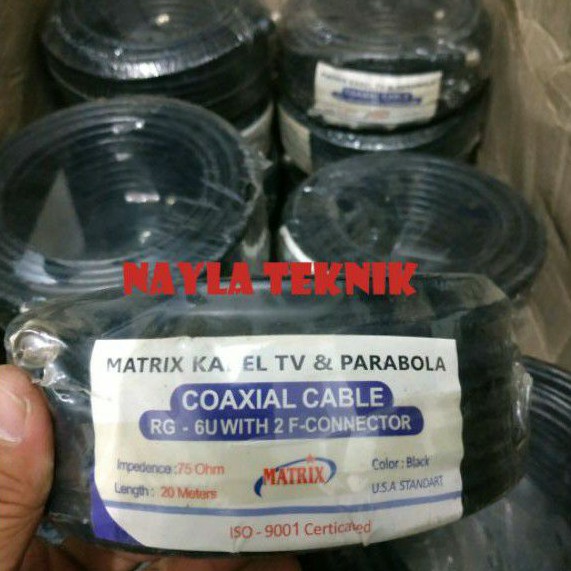 Jual MATRIX KABEL TV DAN PARABOLA 20 meter | Shopee Indonesia
