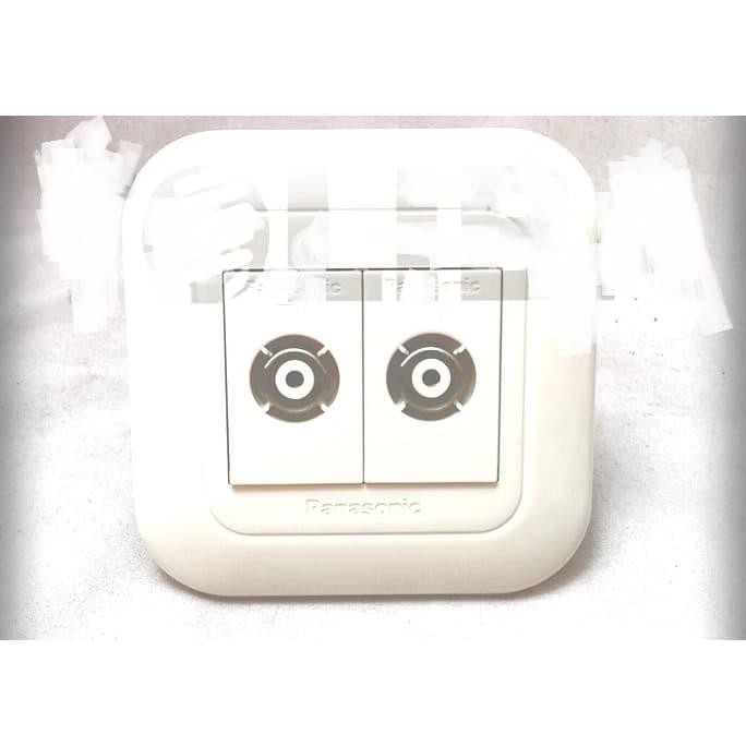 Jual Ib Antena Tv Ganda Panasonic Colokan Stop Kontak Anten Double ...