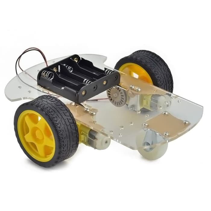 Jual SMARTCAR 2WD CHASIS 1LAYER DIY ARDUINO ROBOT (SUMO, LINE FOLLOWER ...