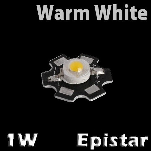 Jual +Pcb High Power Led 1W EPISTAR Genuine Chips Biji Led 3.000-3.500K ...