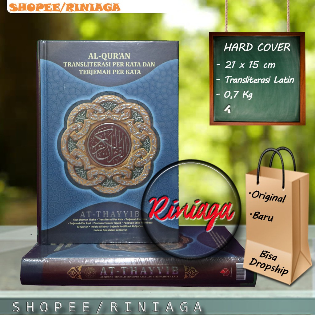 Jual ( BISA CUSTOM CETAK NAMA ) [ A5 ] Al Quran At Thayyib Terjemah Per ...
