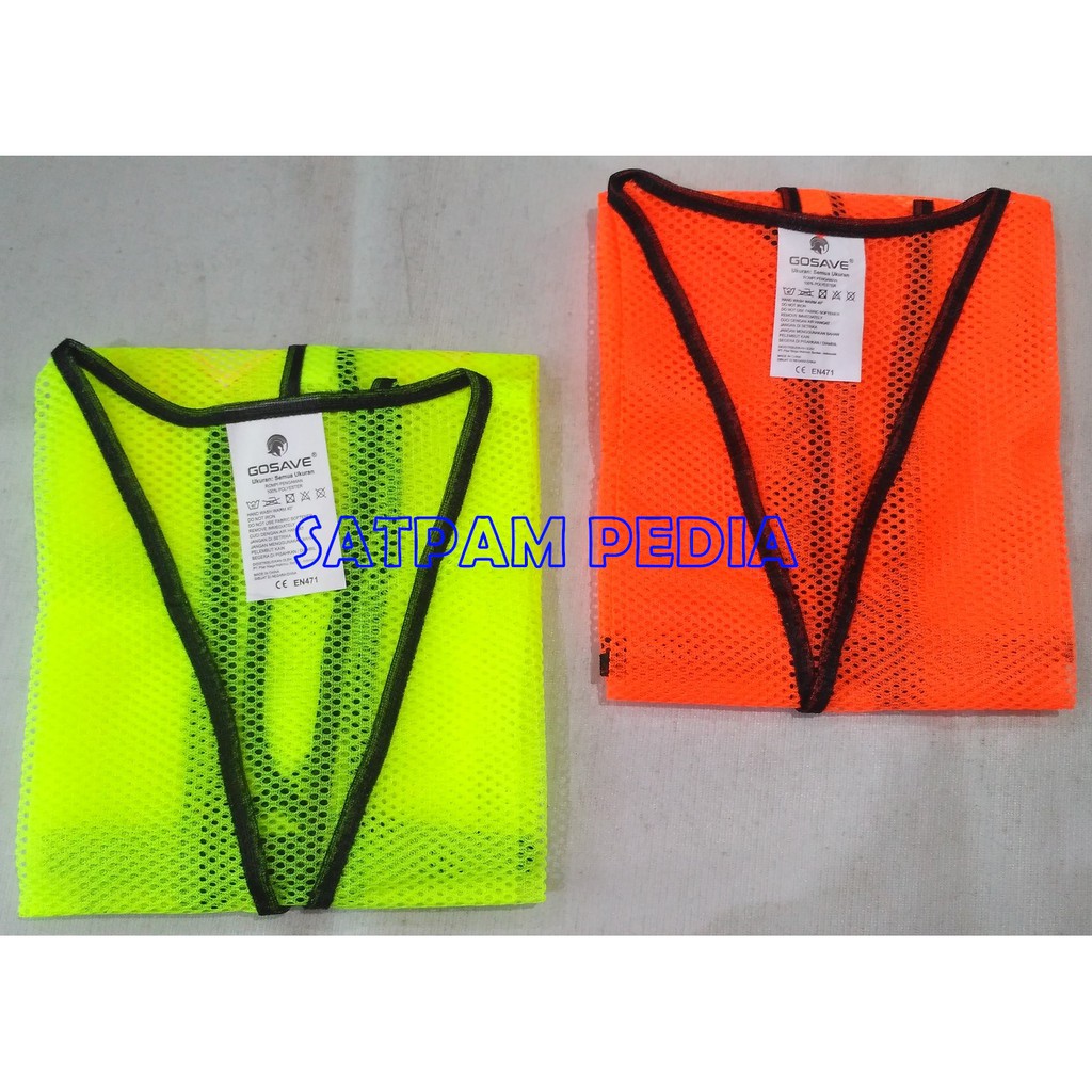 Jual Rompi Safety Jaring Proyek - Rompi Jaring Tipis | Shopee Indonesia