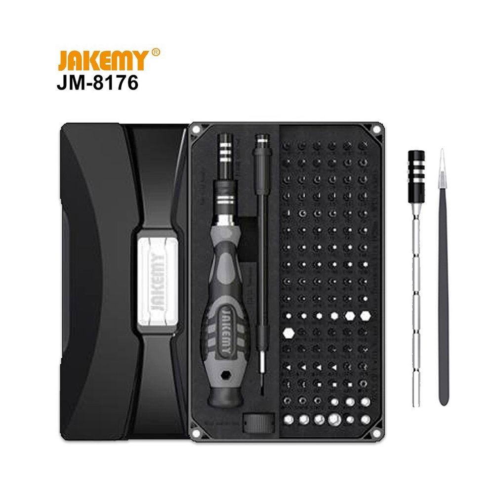 Jual Jakemy JM-8176 106 In 1 Set Obeng Screwdriver Tool Set | Shopee ...