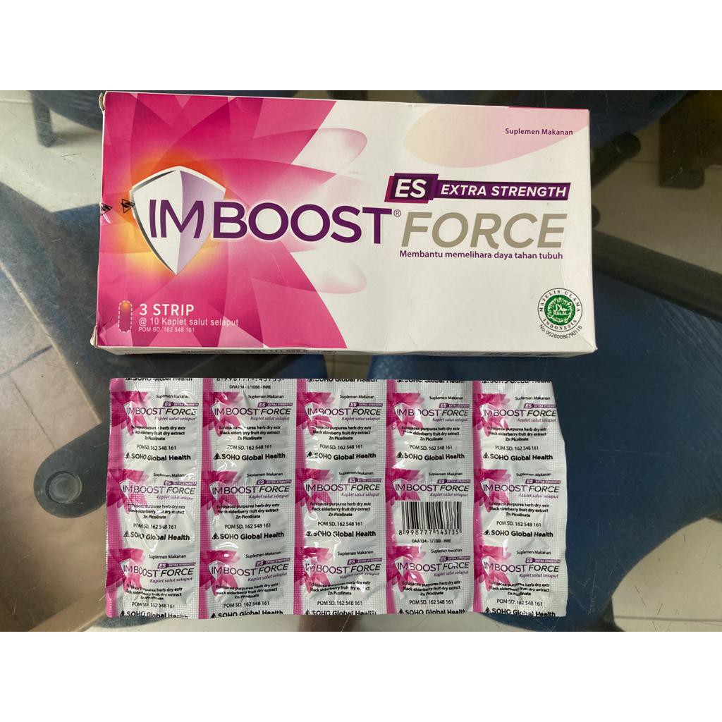 Jual Imboost Force ES Extra Strength Per 1 Kaplet / Tablet ORIGINAL BARU GARANSI UANG KEMBALI ...