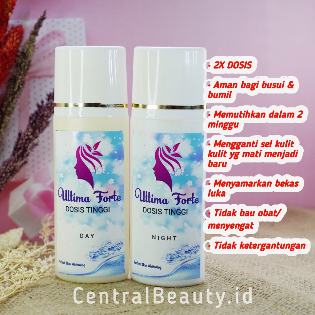 Jual [ ORIGINAL ] HB SUPER FORTE 2X DOSIS SIANG DAN MALAM WHITENING PEMUTIH BADAN / TUBUH ...