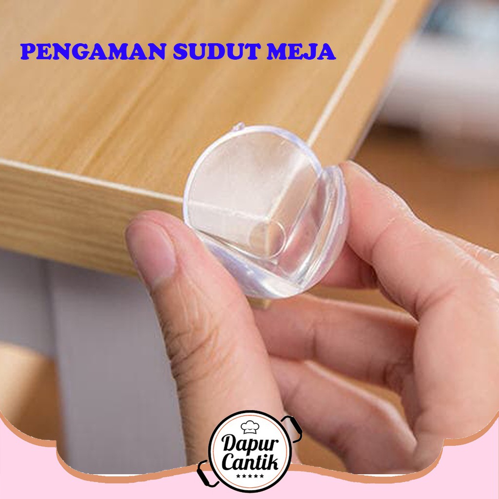 Jual Pengaman Sudut Meja Transparan Pelindung Sudut Furniture Lemari ...