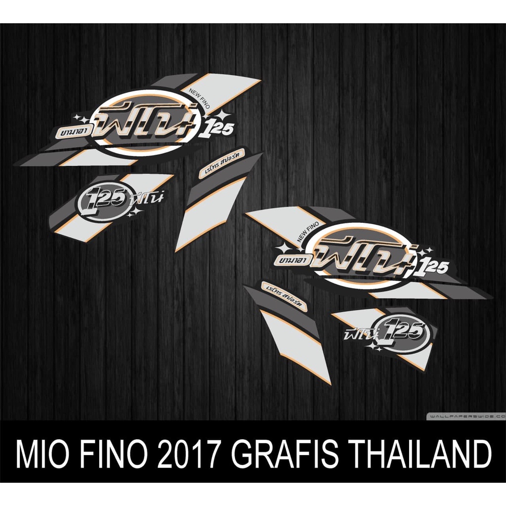Jual STICKER STRIPING YAMAHA MIO FINO 2017 GRAFIS THAILAND | Shopee ...
