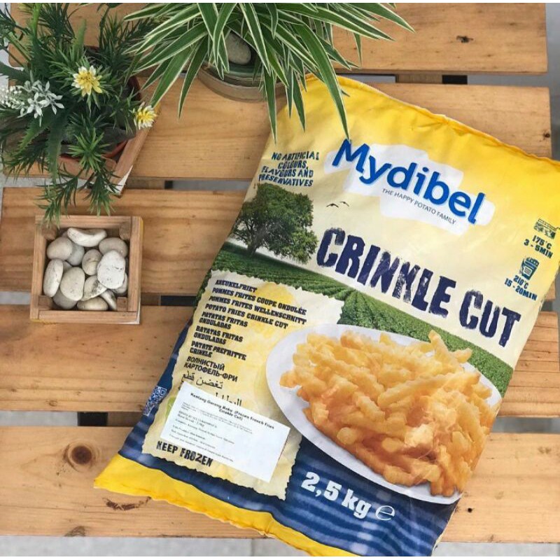 Jual Kentang Mydibel Crinkle Cut 2,5kg | Shopee Indonesia