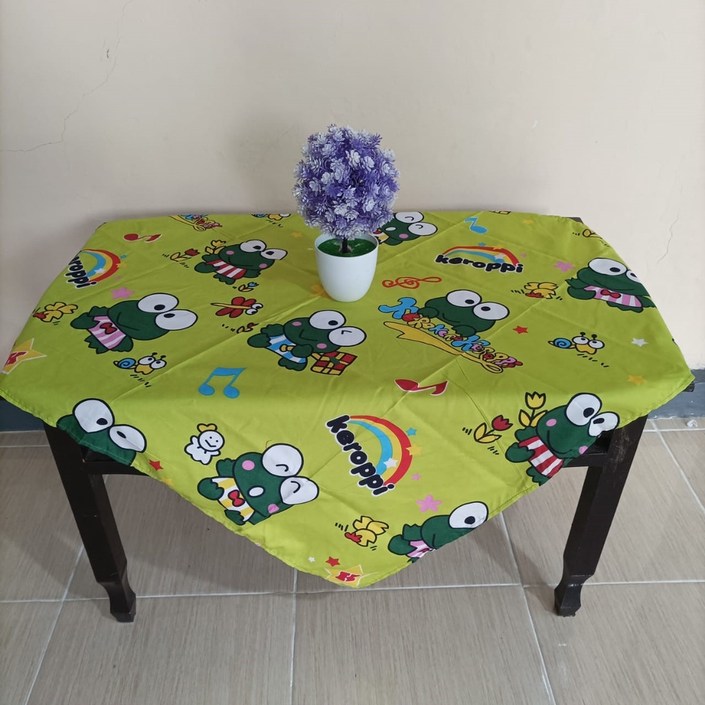 Jual Cover Taplak Meja Kecil Ukuran 100x100 cm Kain Katun Halus Aneka ...