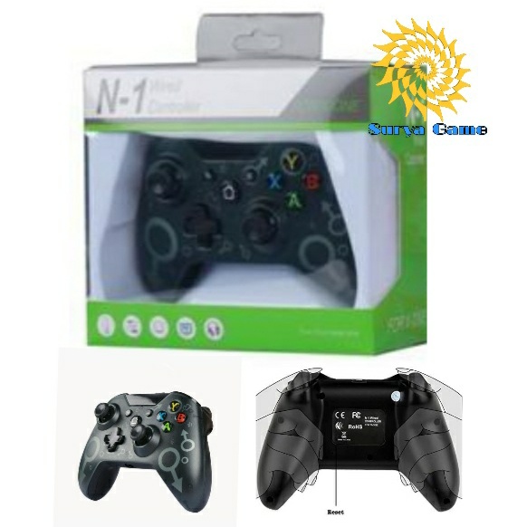 Jual N-1 WIRELESS CONTROLLER FOR XBOX ONE / PC / PS3 - Hitam | Shopee ...