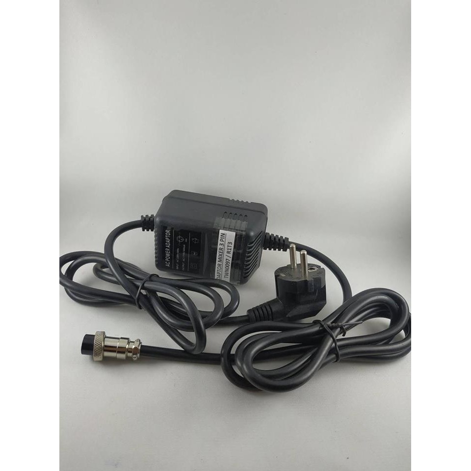 Jual Adaptor Mixer 3 Pin AC Power Adaptor | Shopee Indonesia