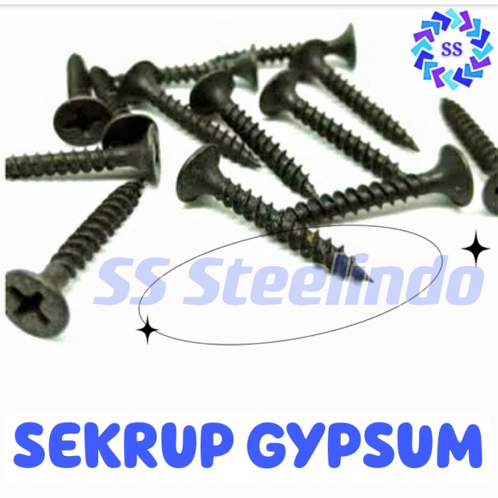 Jual SEKRUP BAJA HITAM GYPSUM | Shopee Indonesia