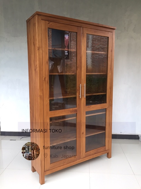 Jual Lemari rak serbaguna kayu jati | Shopee Indonesia