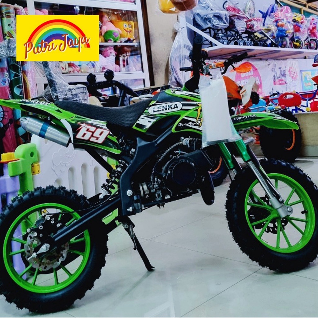 Jual Motor Mini Trail Lenka MC 69 Bensin | Shopee Indonesia