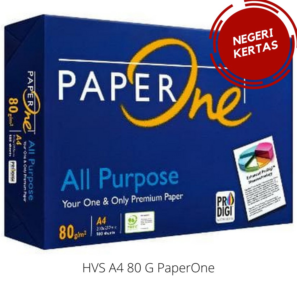 Jual Kertas HVS A4 80 gr PaperOne | Shopee Indonesia