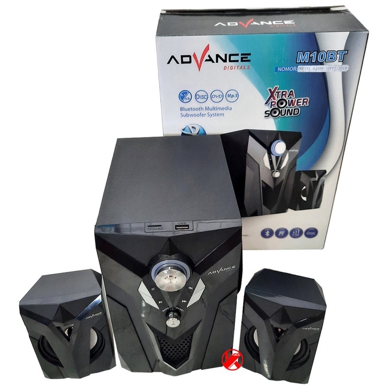 Jual Advance Speaker Aktif M10 2.1 Bluetooth Multimedia Subwoofer BASS | Shopee Indonesia