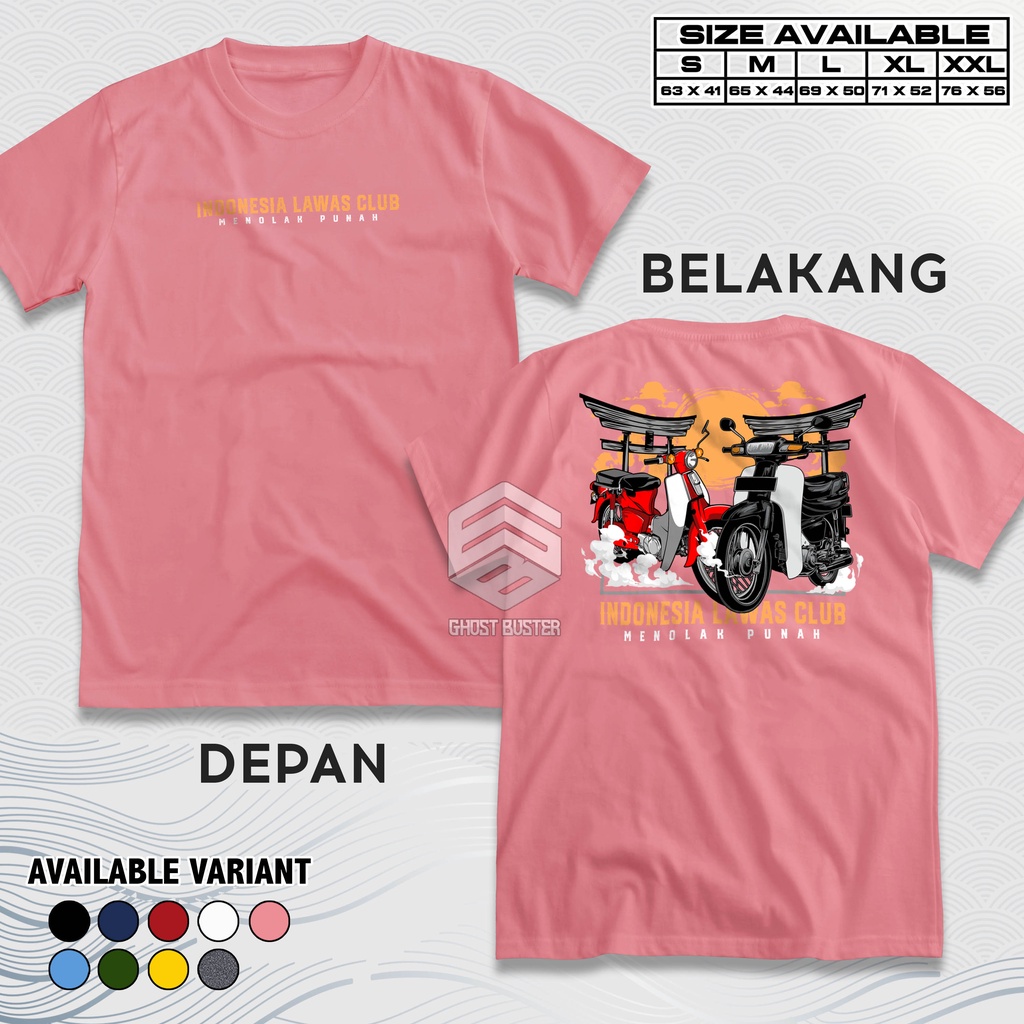 Jual Kaos Racing Honda Astrea C70 Indonesia Lawas Club Menolak Punah Baju Disto Motor Tua Legend ...