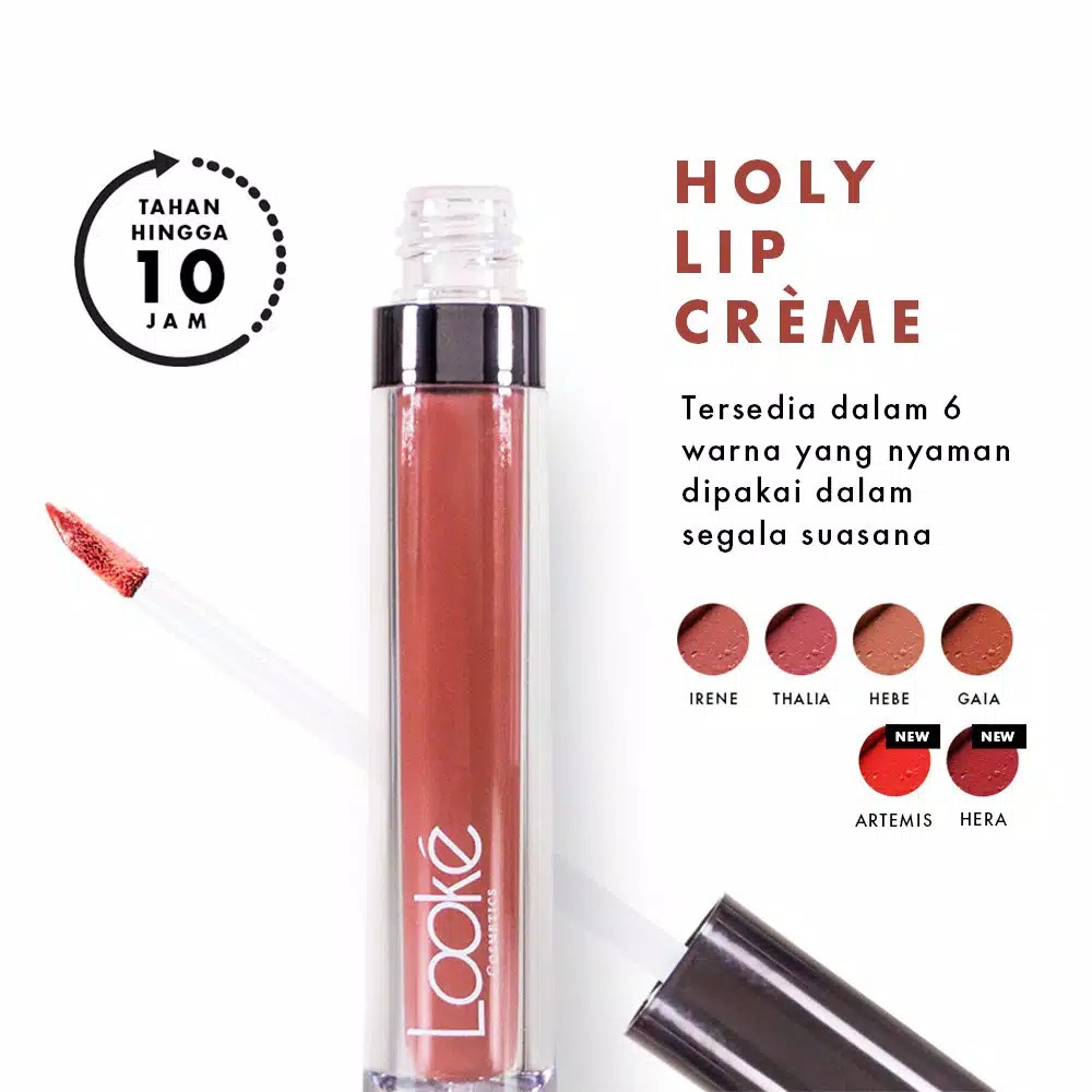 Jual Looke Cosmetics Holy Lip Creme Artemis Original | Shopee Indonesia