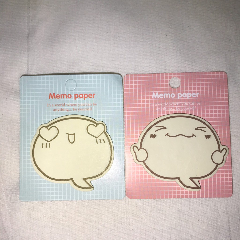 Jual Memo Pads Emoticon Lucu dan Aesthetic untuk Journaling, READY ...