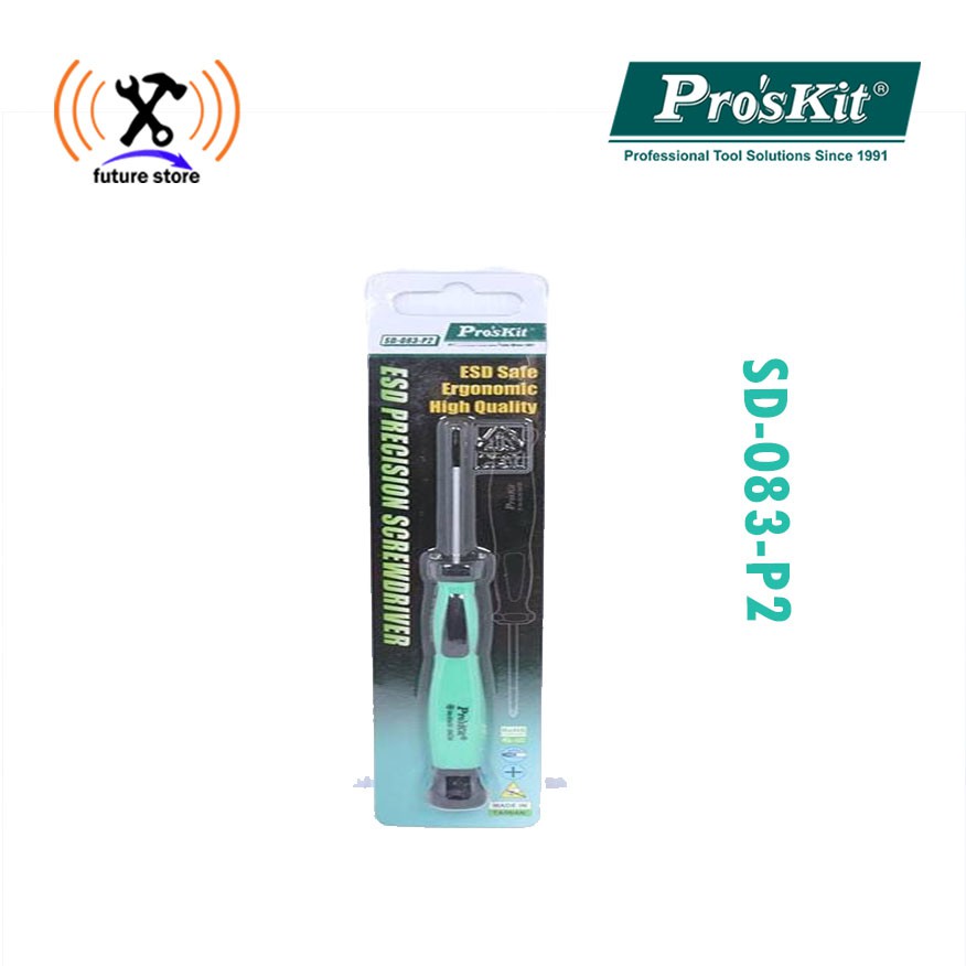 Jual PRO'SKIT SD-083-P2 OBENG SATUAN (+) #00 P00 X 50MM ESD - OBENG SCREWDRIVER MULTIFUNGSI ...