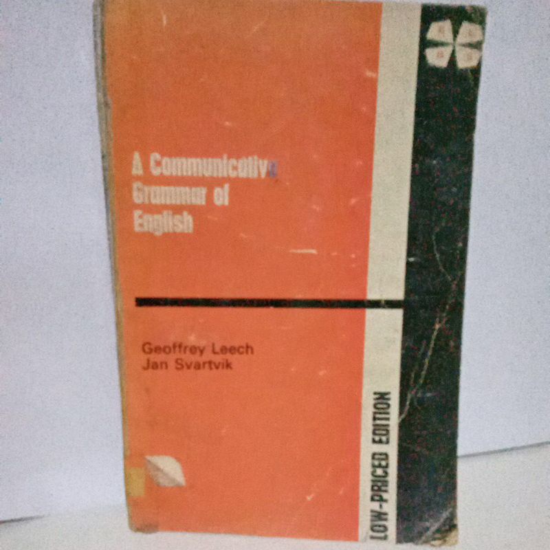 Jual buku A Communicative Grammar of English by Geoffrey Leech and Jan ...