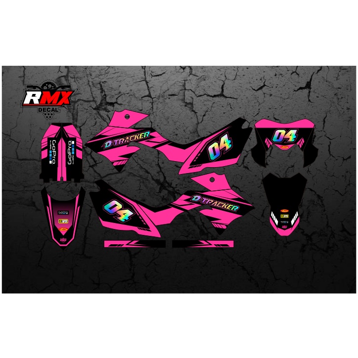 Jual DECAL DTRACKER FULLBODY (009) DEKAL STIKER D-TRACKER DTX 150 SE ...