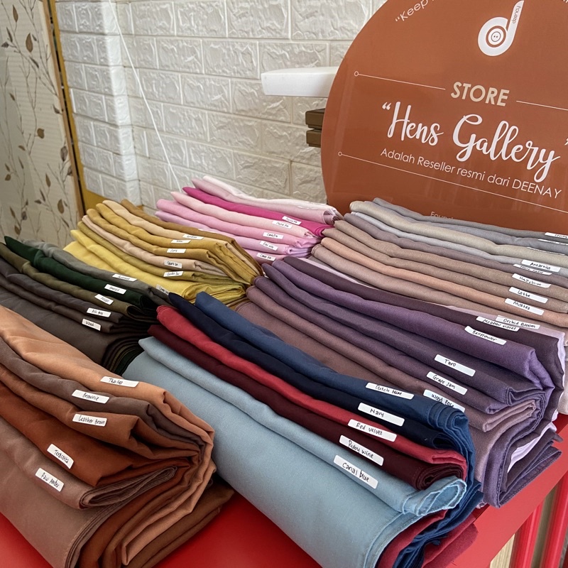 Jual DEENAY LIZA Voal Scarves Original navy peach black bw avocado ...