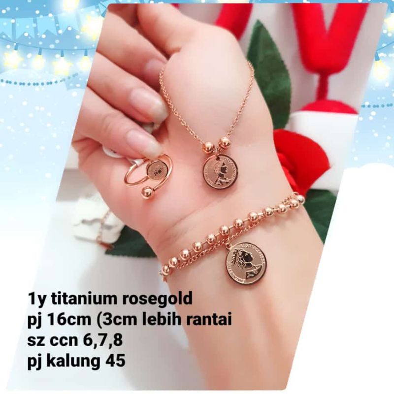 Jual Titanium/Xuping berlapis emas18/24kPengganti emas asli | Shopee ...
