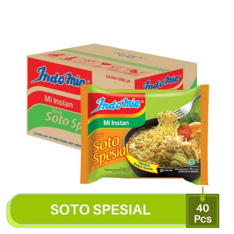 Jual Varian Indomie Goreng ayam bawang soto kare rendang intermie per ...