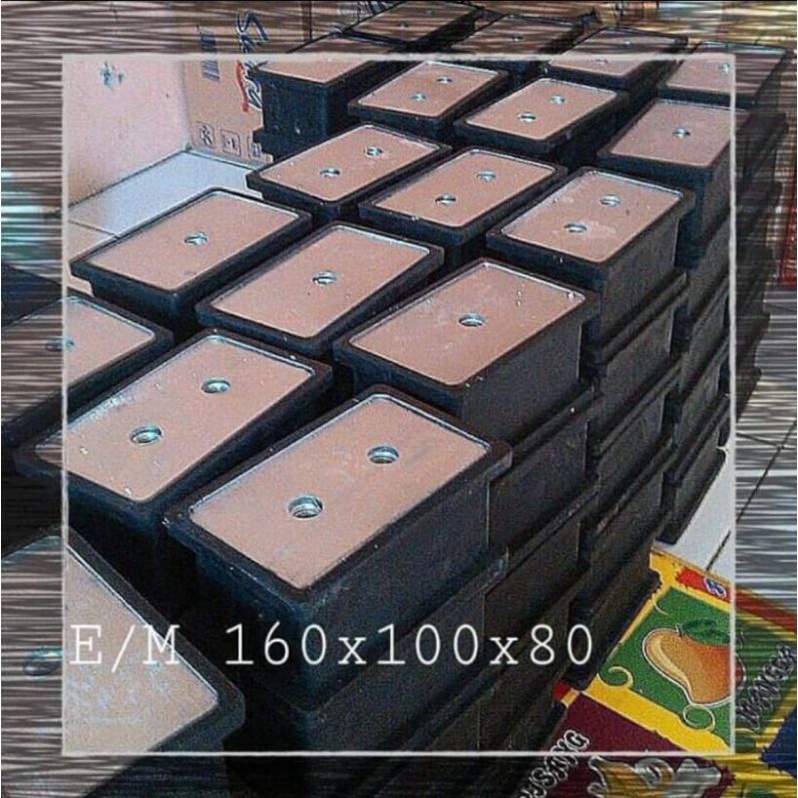 Jual KARET ENGINE MOUNTING 160x100x80 GENSET KUBOTA YANMAR KARET MESIN ...